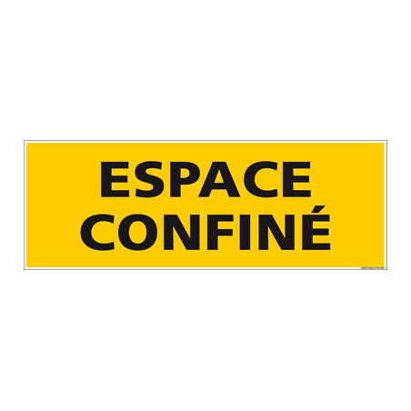 Panneau Espace Confiné (C1251)