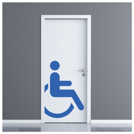 PICTOGRAMME ADHESIF XXL HANDICAPÉS DROITE (W0645)