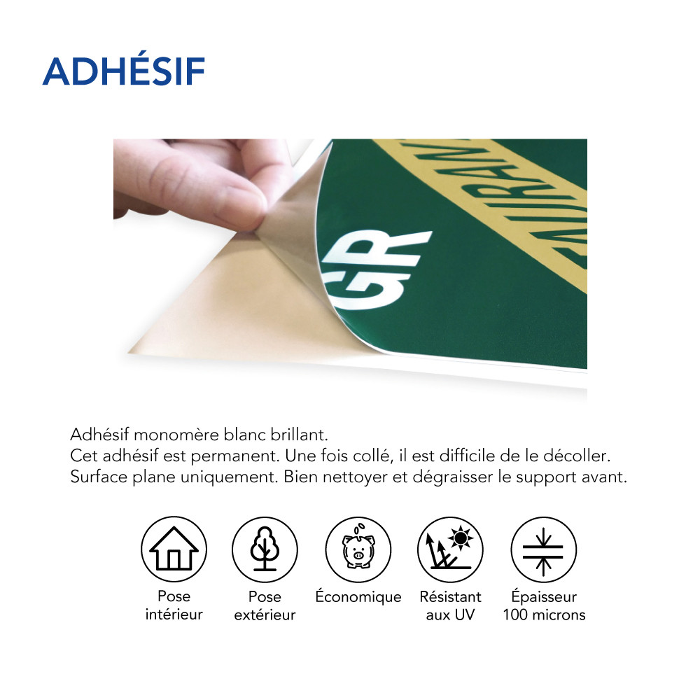 Panneau de port de gants obligatoire - Obligation port des EPI