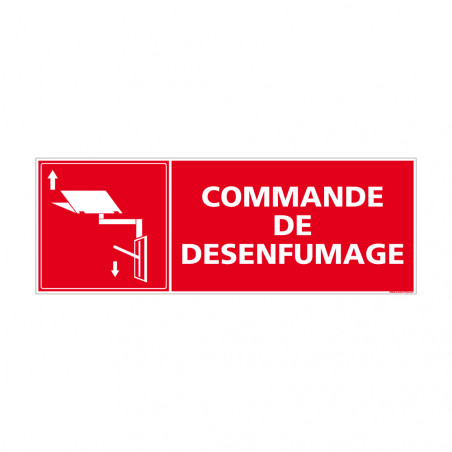 Panneau Commande De D senfumage Incendie Sticker D senfumage Pvc Alu Panneau Commande De D senfumage Incendie Sticker D senfumage Pvc Alu