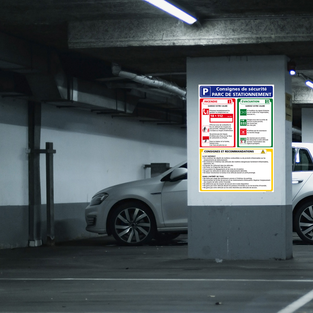 CONSIGNES DE SÉCURITÉ PARC DE STATIONNEMENT (L1211)