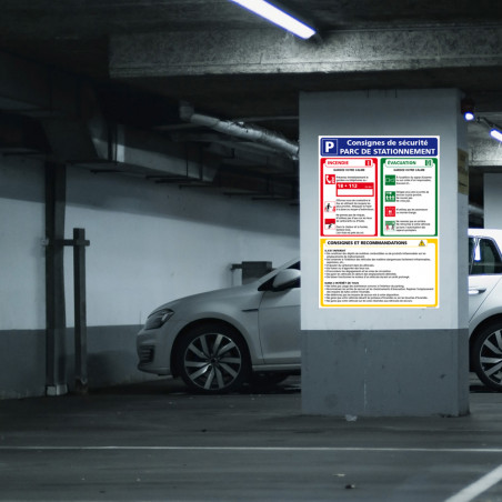 CONSIGNES DE SÉCURITÉ PARC DE STATIONNEMENT (L1211)
