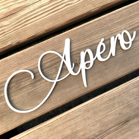 Mot Décoratif Maison Plexi Blanc Déco Murale Relief Wallart