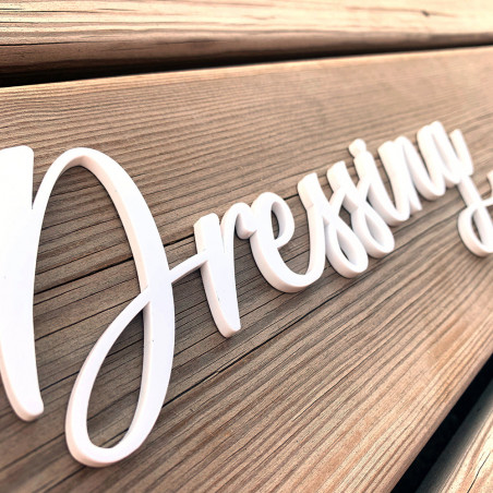 Mot Décoratif Maison Plexi Blanc Déco Murale Relief Wallart