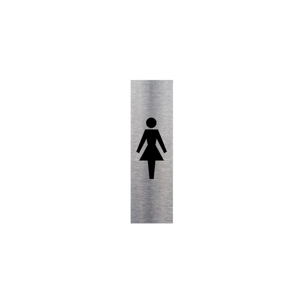 Pictogramme TOILETTES FEMMES (Q0131). Signalisation Porte - 50 X 170 mm ...