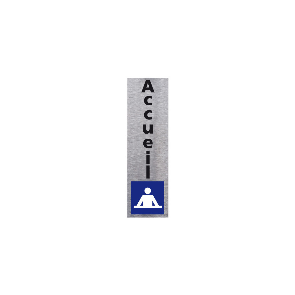 Pictogramme ACCUEIL (Q0251). Signalisation Porte - 50 X 170 mm ...