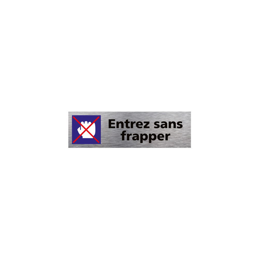Pictogramme ENTREZ SANS FRAPPER (Q0316). Signalisation Porte ...
