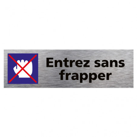 Pictogramme ENTREZ SANS FRAPPER (Q0316). Signalisation Porte ...