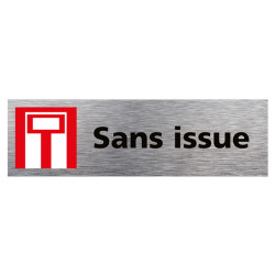 Pictogramme SANS ISSUE (Q0371). Signalisation Porte Rectangulaire ...
