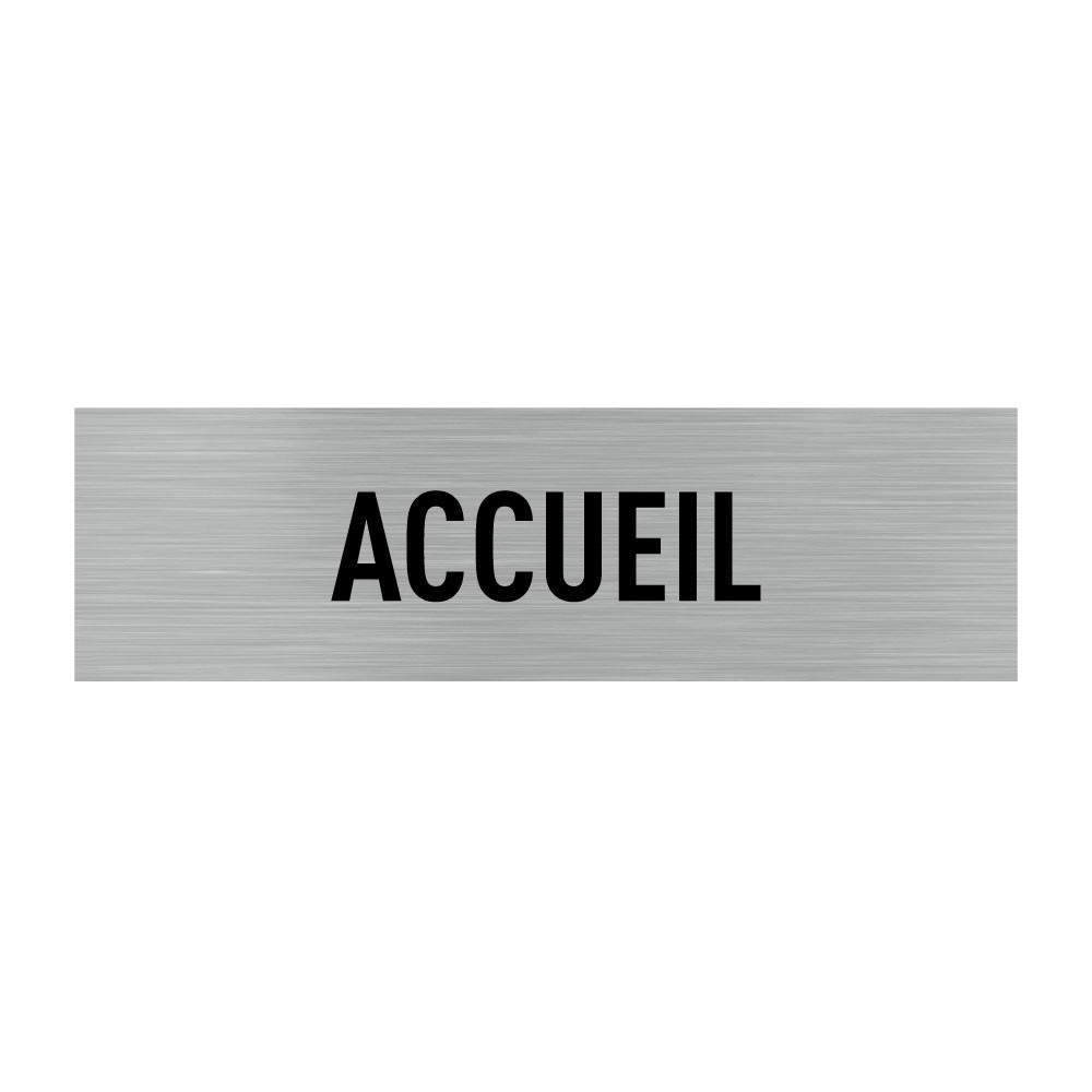 Pictogramme ACCUEIL (Q0028). Signalisation Porte - 170 X 50 mm ...