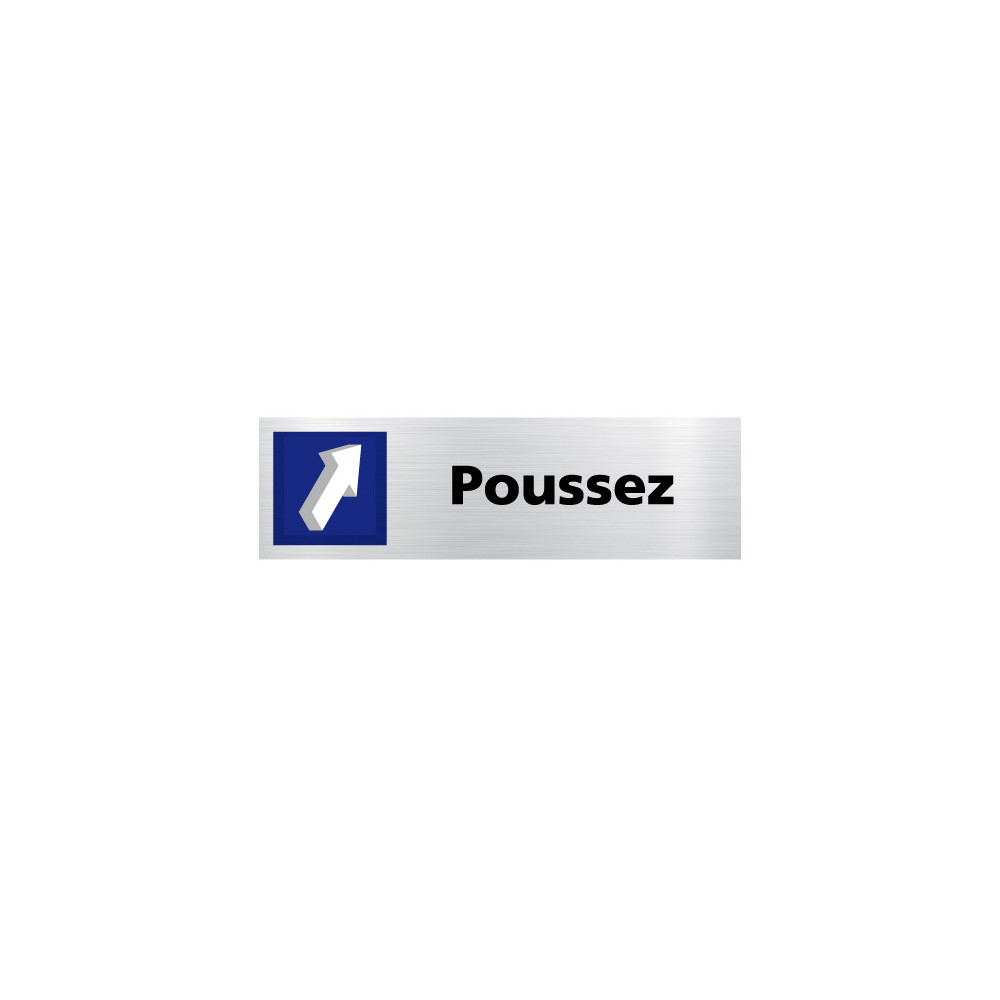 Lot de 2 Pictogrammes de porte Tirez / Poussez (Q0437). Signalisation ...