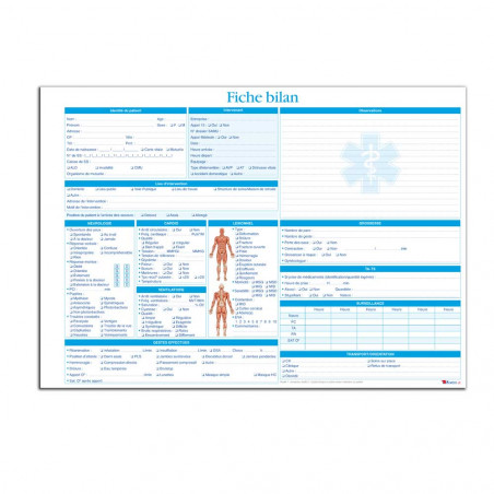 FICHE BILAN D'INTERVENTION (RS_M070) Transport sanitaire