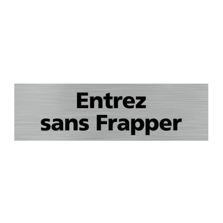 Pictogramme ENTREZ SANS FRAPPER (Q0147). Signalisation Porte - 170 X 50 ...