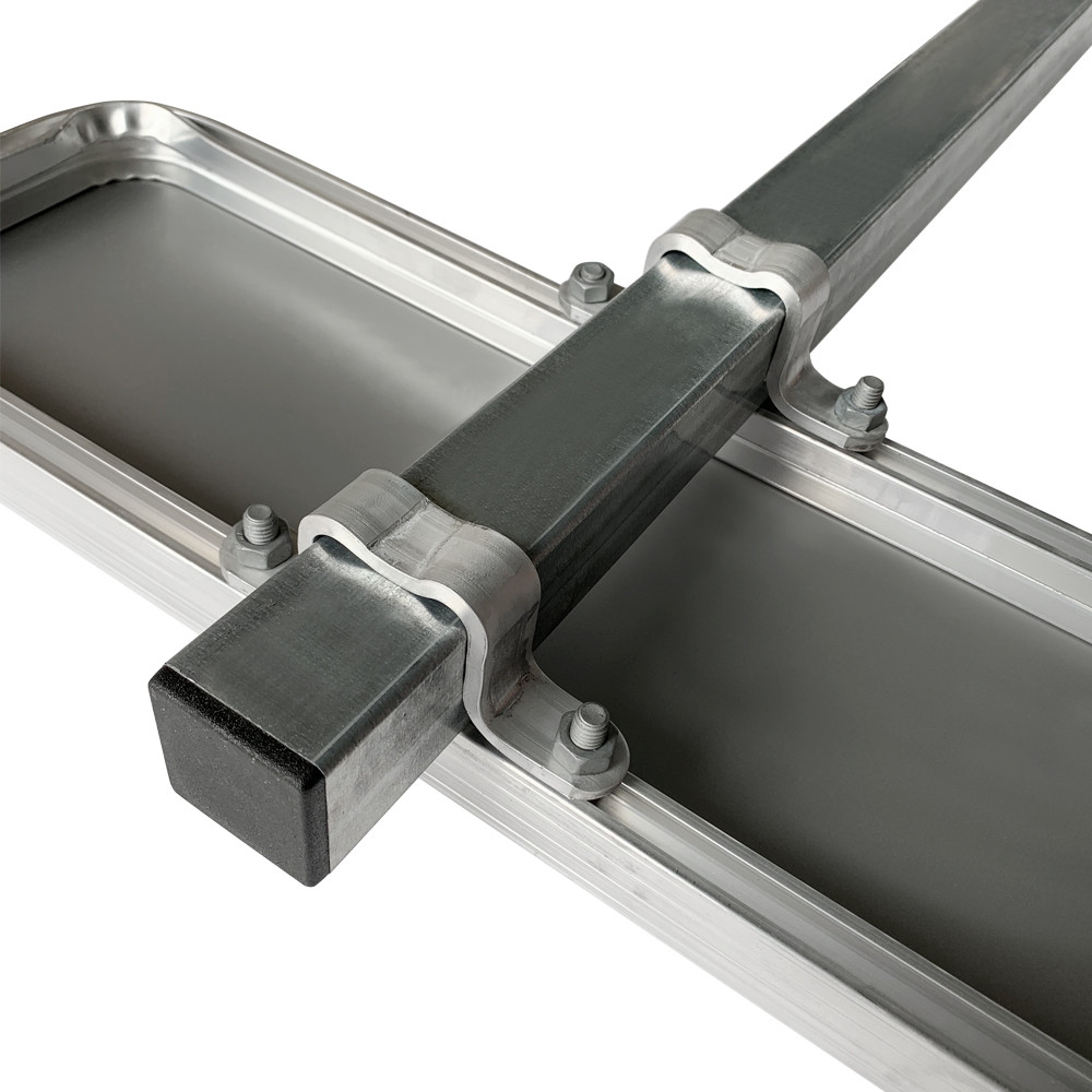 Bride de Fixation pour Poteau. Bride simple ou Bride double + Visserie