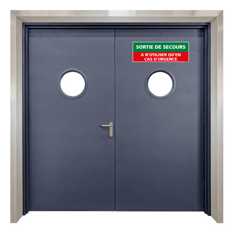 Panneau SORTIE DE SECOURS URGENCE (B0397)