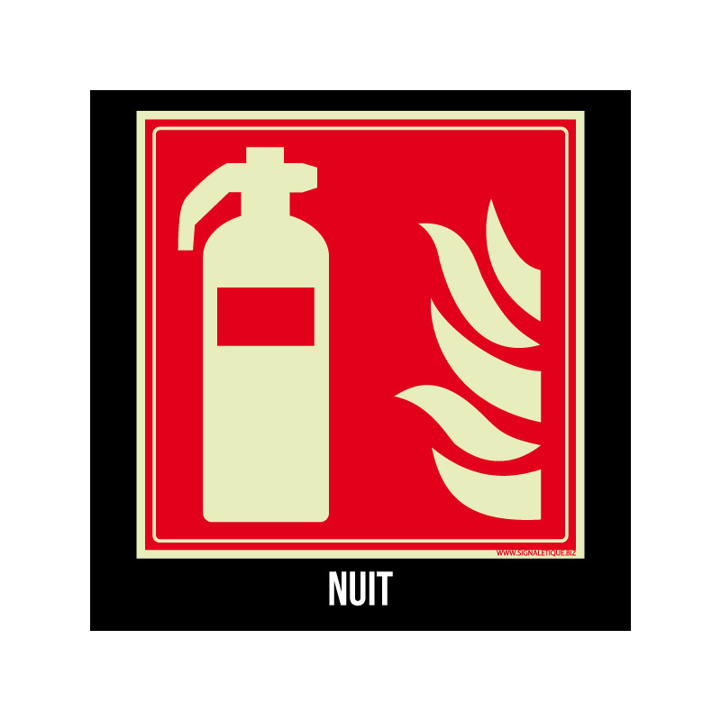 Panneau de Signalisation Extincteur Photoluminescent (A0013)