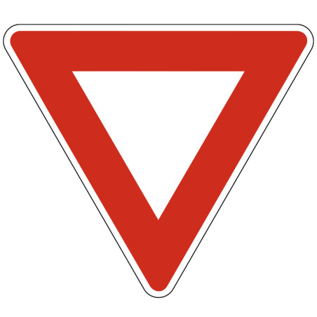 Panneau routier cédez le passage AB3a – Signalisation priorité intersection