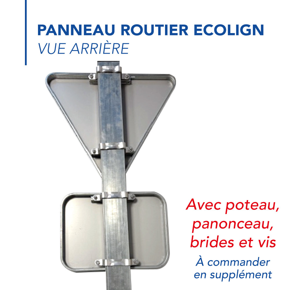 Panneau routier cédez le passage AB3a+M9c – Signalisation priorité ...