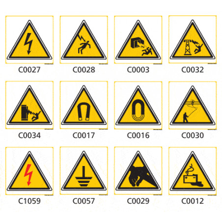 Panneau et Pictogramme de Signalisation danger électrique