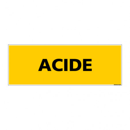 Panneau de Signalisation danger ACIDE (C0083)