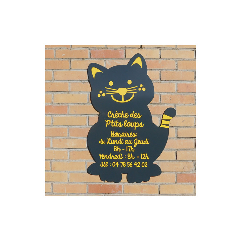 Panneau crèche CHAT (WCHAT)