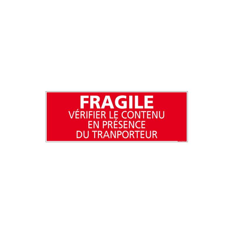 Etiquette pour transport de colis (2)