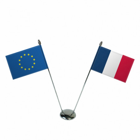 LOT DE 2 DRAPEAUX DE TABLE PRESTIGE (WFFPRESTIGE)