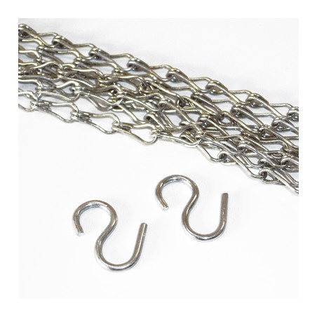 CHAINETTE DOUBLE TORSION AU METRE (W0005)